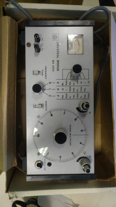 Iskra Universal bridge, MA 4303, RLC meter