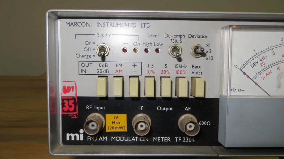 MARCONI - FM/AM Modulation Meter TF2304