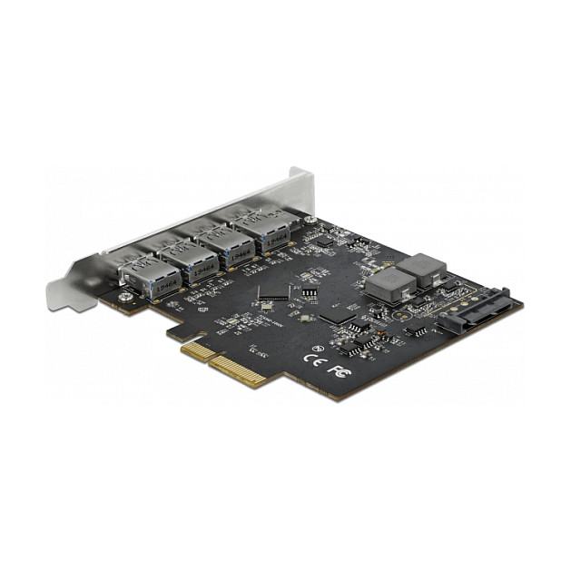 Kartica PCI Express x4 za 1 x USB Type-C™ + 4 x USB Type-A - Su
