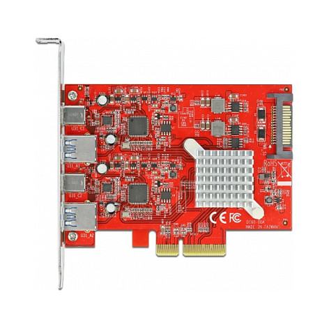 Kartica PCI Express x4 za SuperSpeed USB 10 Gbps z 2 x USB Type-A in 2