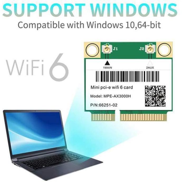 mini-pcie wifi 6 mrežna kartica