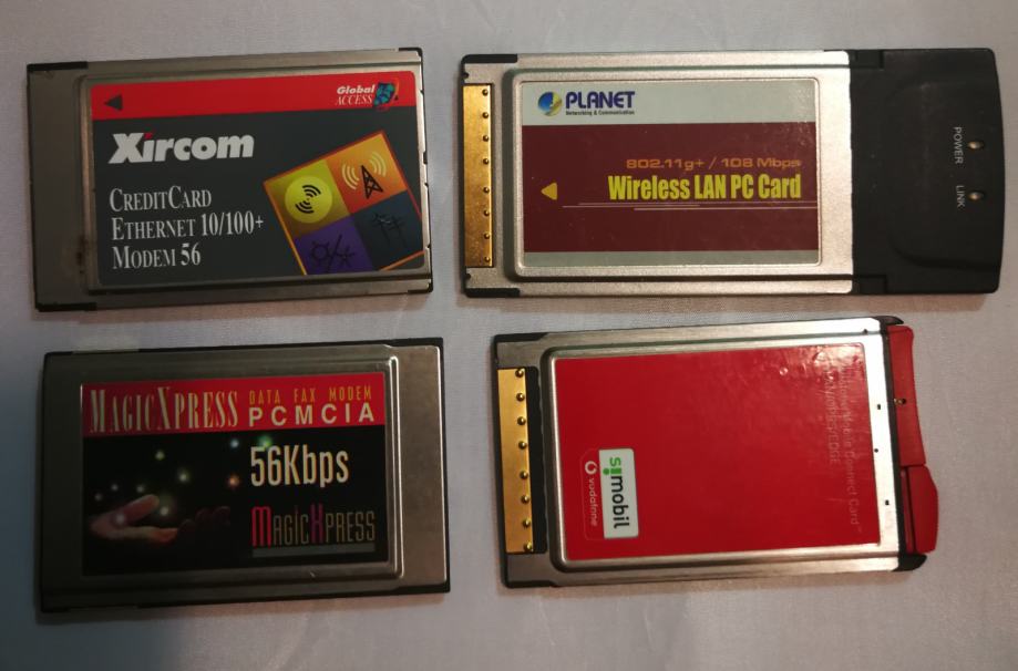 PCMCIA kartice modem mrežna wifi internet