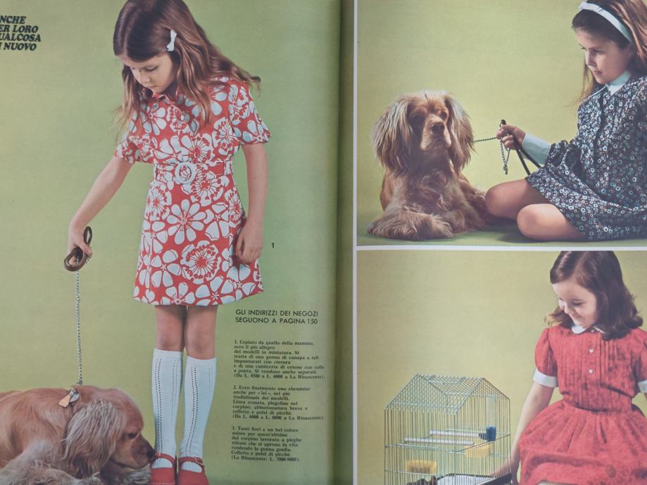 STARE VELIKE MODNE REVIJE GRAZIA IN WOMAN,LETNIK 1965-1974,MODA,14 ×
