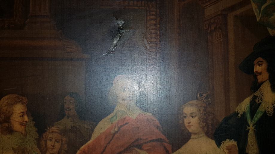 Baročna Slika l.1630S England King Charles 1 and Queen Henrietta Maria