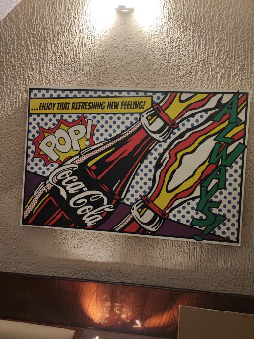 Coca cola vintage slika, plakat