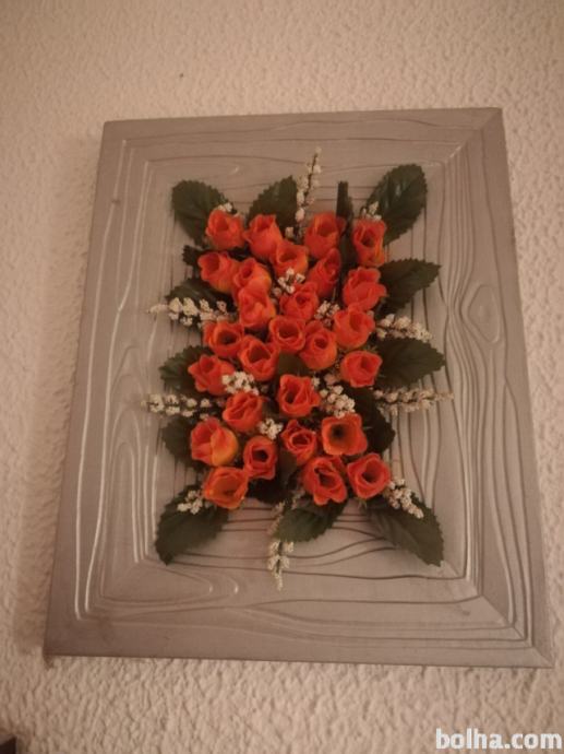 NOVI DVE sliki, lastnoročno vlivanje, z 3D vrtnicami