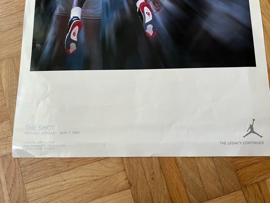 Air jordan vintage poster THE SHOT