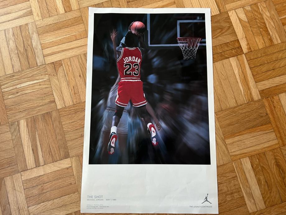 Air jordan vintage poster THE SHOT