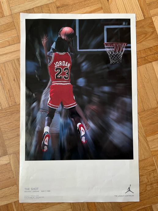 Air jordan vintage poster THE SHOT