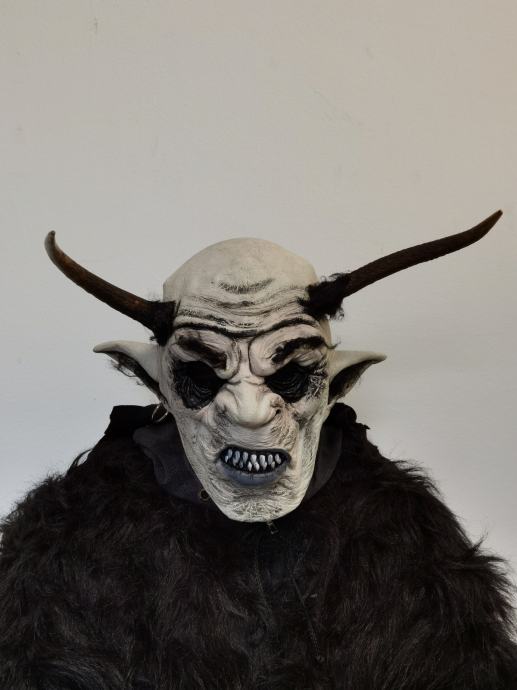 Maska Parkelj Krampus Beli Troll