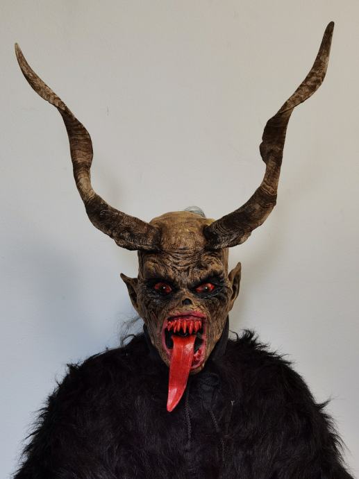 Maska Parkelj Krampus Dolg jezik