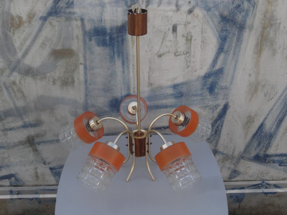 RETRO LUSTER Z 5 GLAVAMI 70s