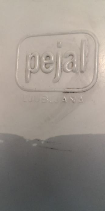 Retro ogledalo PEJAL LJUBLJANA,space age ogledalo,PVC špegel