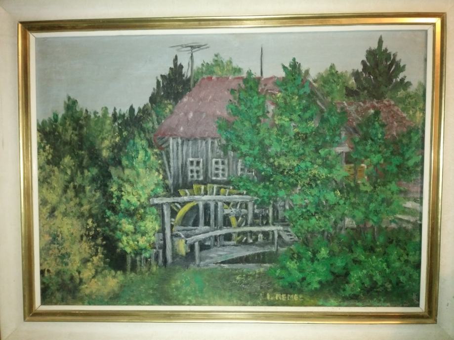 SLIKA MLIN IVANA NEMCA-VOJKA (OLJE NA PLATNU)