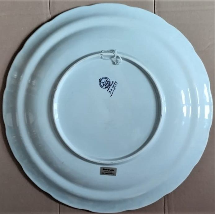 vintage stenski krožnik Delfts Royal Sphinx Maastricht