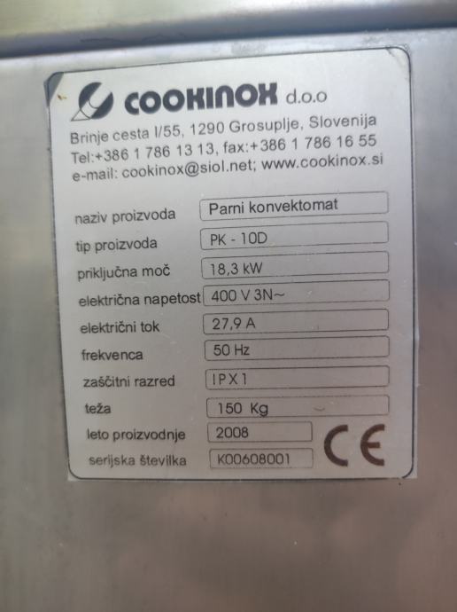 PARNI KONVEKTOMAT COOKINOX