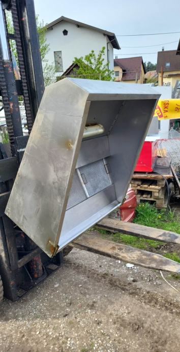 STENSKA NAPA Z LOVILCI MAŠČOB – INOX - 100 cm