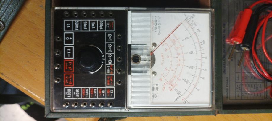 Iskra analogni multimeter IU-102, original vojaški