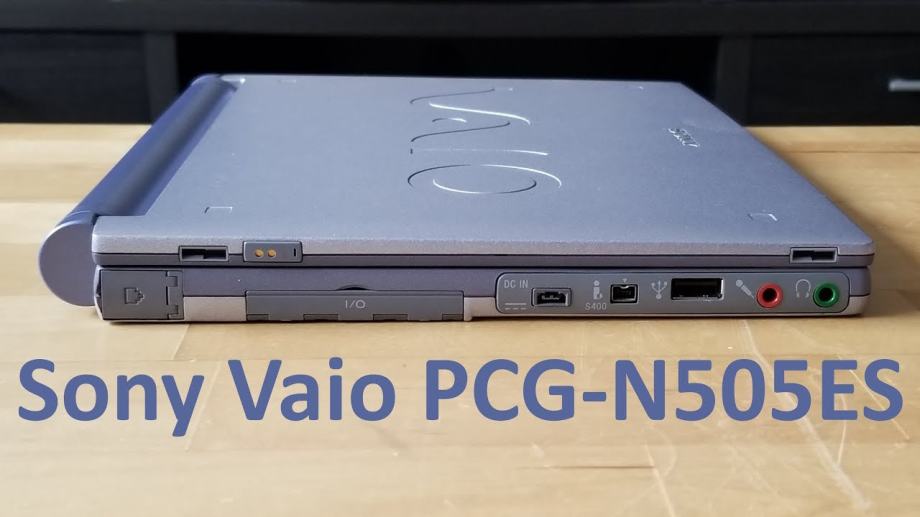 Sony Vaio PCG 505 X, Letnik 1999 Super High End Retro Notebook Magnesi
