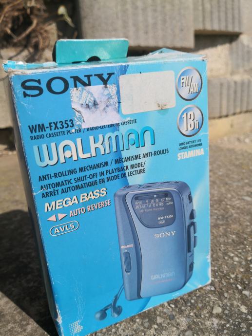 Sony Walkman WM-FX353 v original škatli,vokmen,