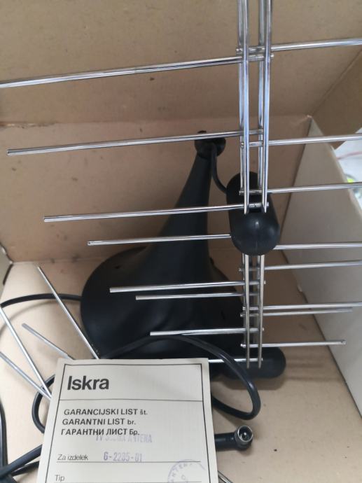 Vintage ISKRA sobna antena,made in Jugoslavija, INDORR ANTENA