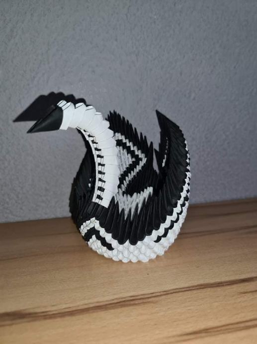 3D Origami Labud