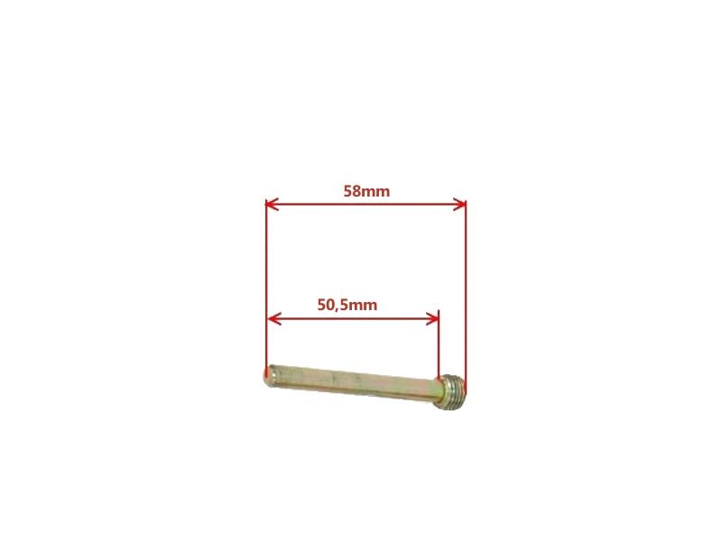 Držalni zatič (vijak) zavornih ploščic (čeljusti) WM 60mm M10 imbus 6m