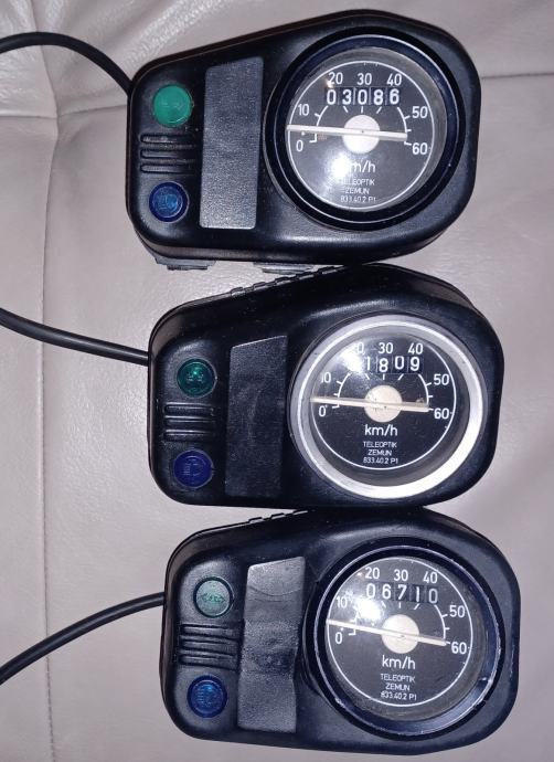 TOMOS števec ORIGINAL APN 4, 6, 7, 14 M, SLC 15 Teleoptik Zemun, CEV