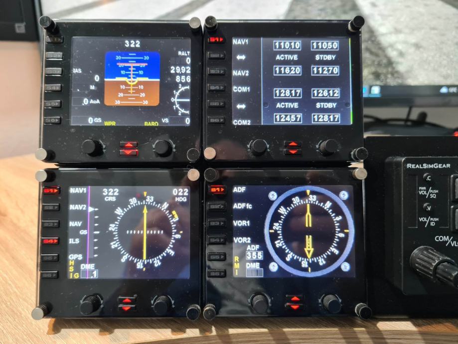 Saitek instrument panel + GNS 430