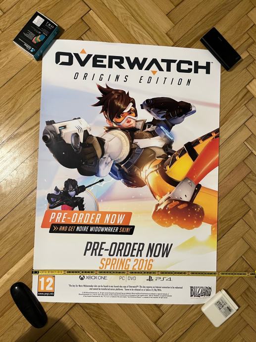 Overwatch pre-order poster original gamescon 2016