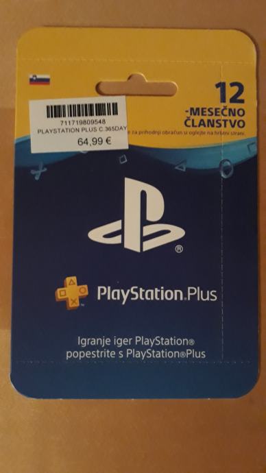 playstation plus 12 mesečna kartica
