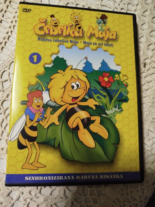 DVD Čebelica Maja št.1, 2˙,4, 5, barvna risanka za najmlajše