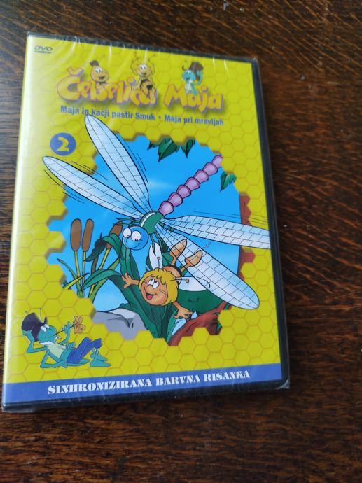 DVD Čebelica Maja št. 2,4 in 5, barvna risanka za najmlajše
