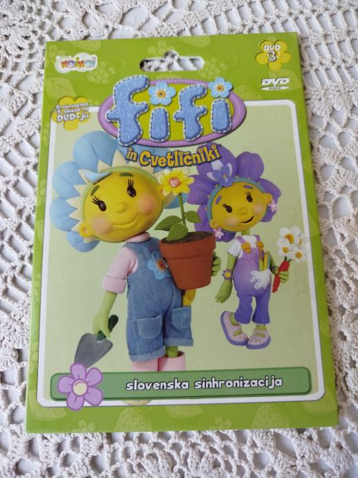 DVD Fifi in Cvetličniki št.: 2,3,4,5,6,7,8,9 za najmlajše, nikoli rabl