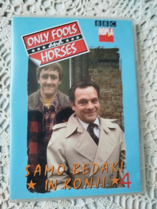 DVD Samo bedaki *in konji* Serija 1,2,3,4