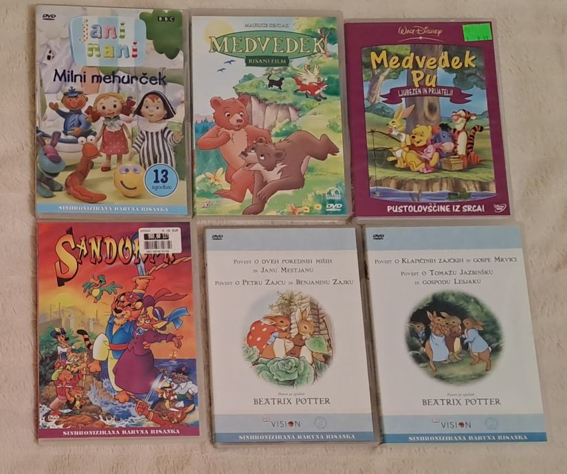 Otroške risanke DVD