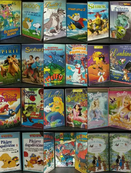 RISANKE na VHS kasetah