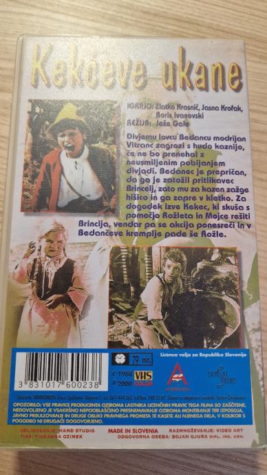 VHS, Ne joči Peter in video kaseta Kekčeve ukane
