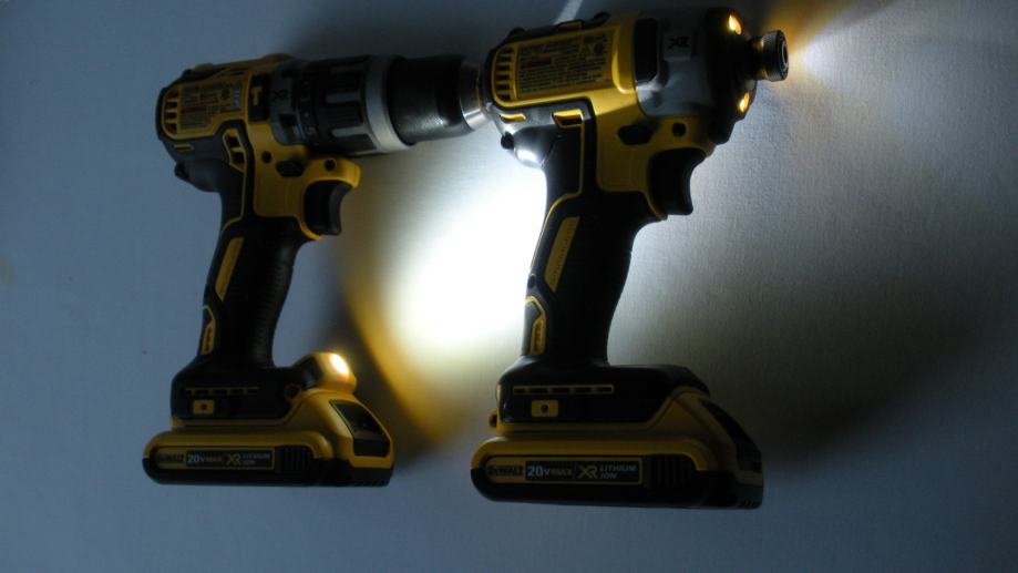 Dewalt set orodja DCD796 P2 in DCF887 P2 + 2 x 2.0 Ah baterija