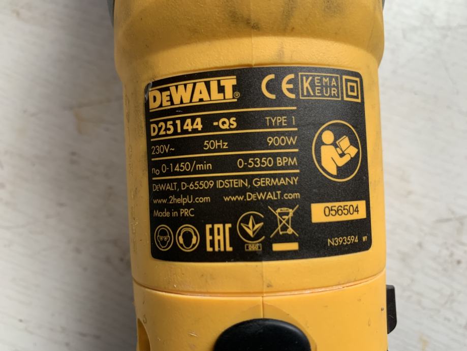 DEWALT vrtalno udarno kladivo D25144KP