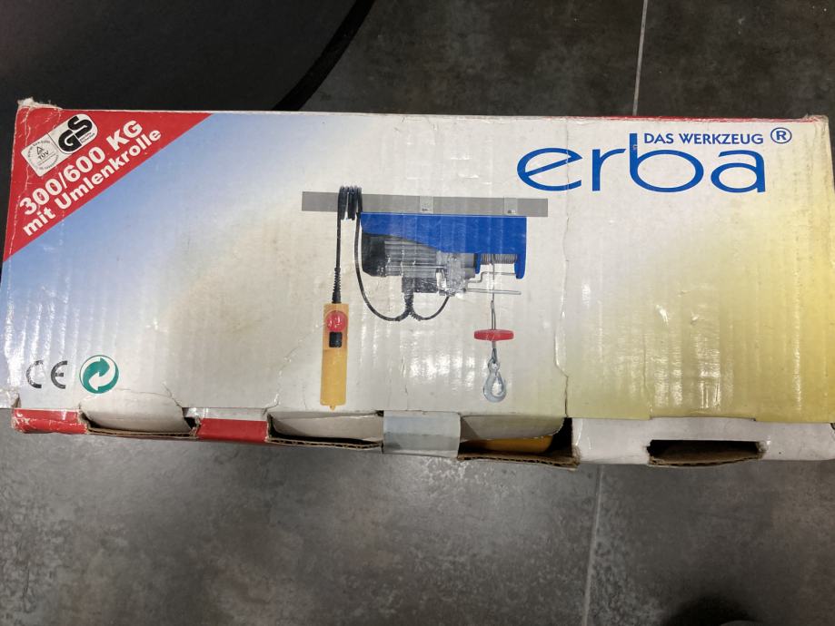 ERBA ELEKTRIČNO VITLO 300-600KG