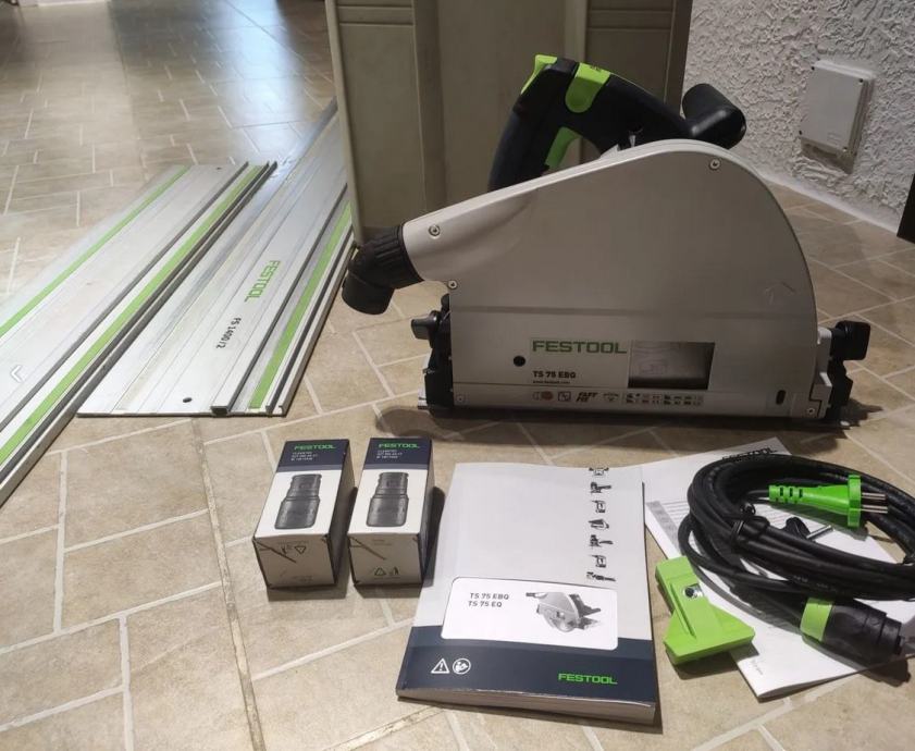 Festool TS 75 EBQ-Plus potopna žaga z dvema FS