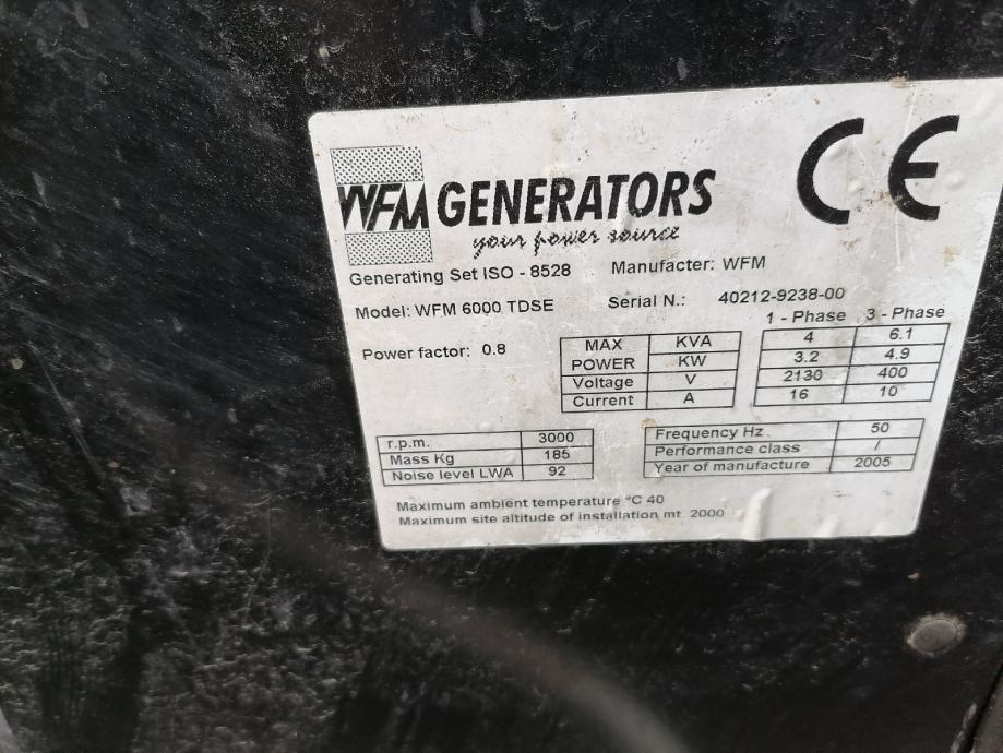 generator 380/220 Ruggerini diesel sa anlaserom i automatikom