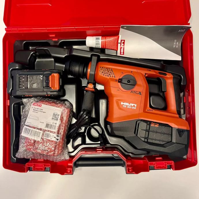 HILTI TE 30-22 - Akumulatorsko vrtljivo kladivo TE 30-22 - Nuron