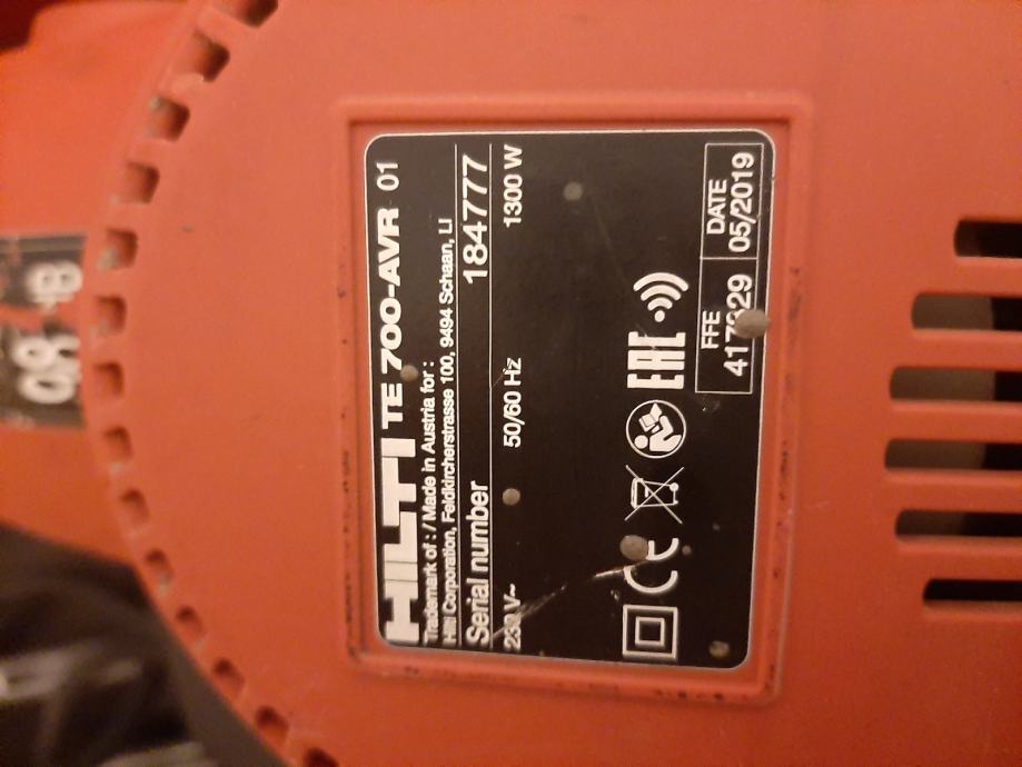 HILTI TE 700 AVR (2019)
