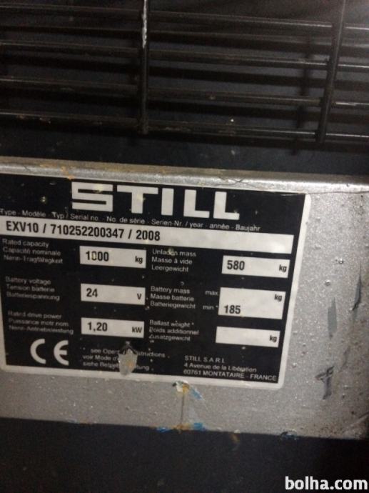 Ročni baterijski viličar STILL EXV 10