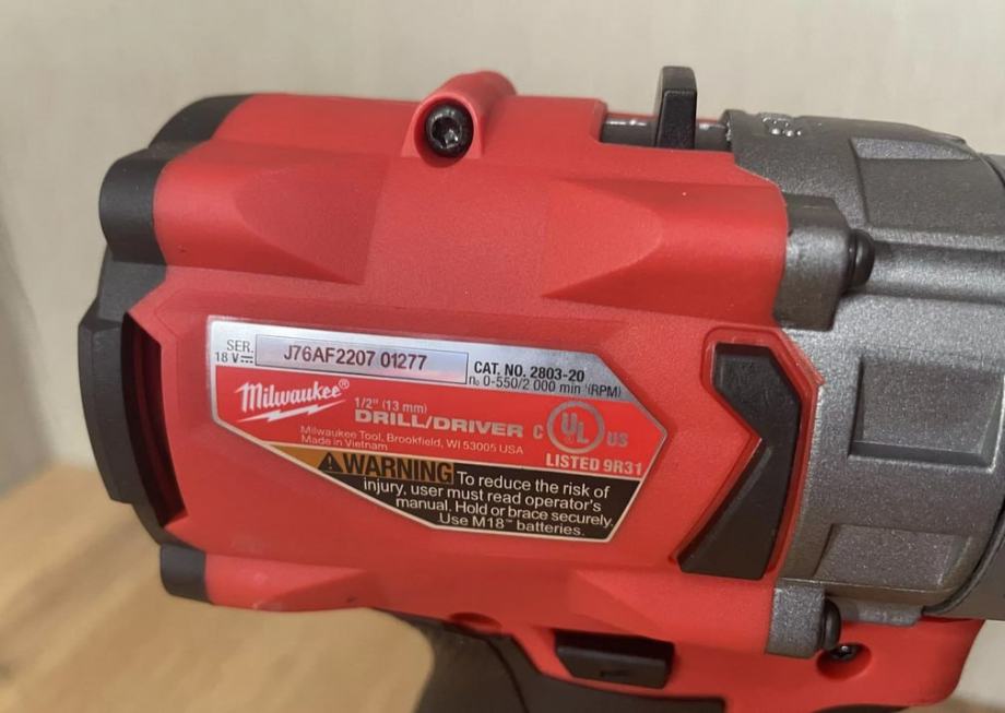 NOVO vrtalnik Milwaukее 2803-20 M18 FUEL