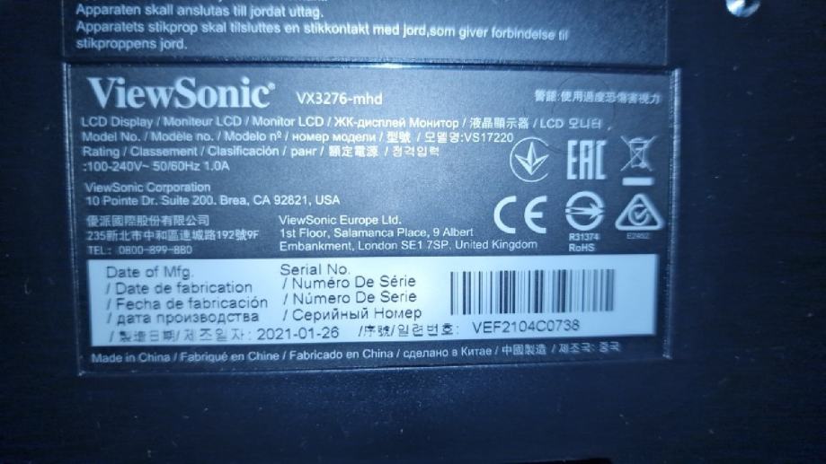 Led ekran 32 inch zaslon