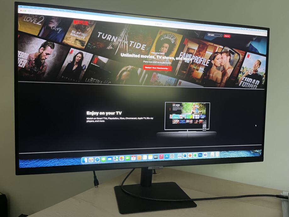 Monitor Samsung 80 cm (32) 4K Smart USB-C