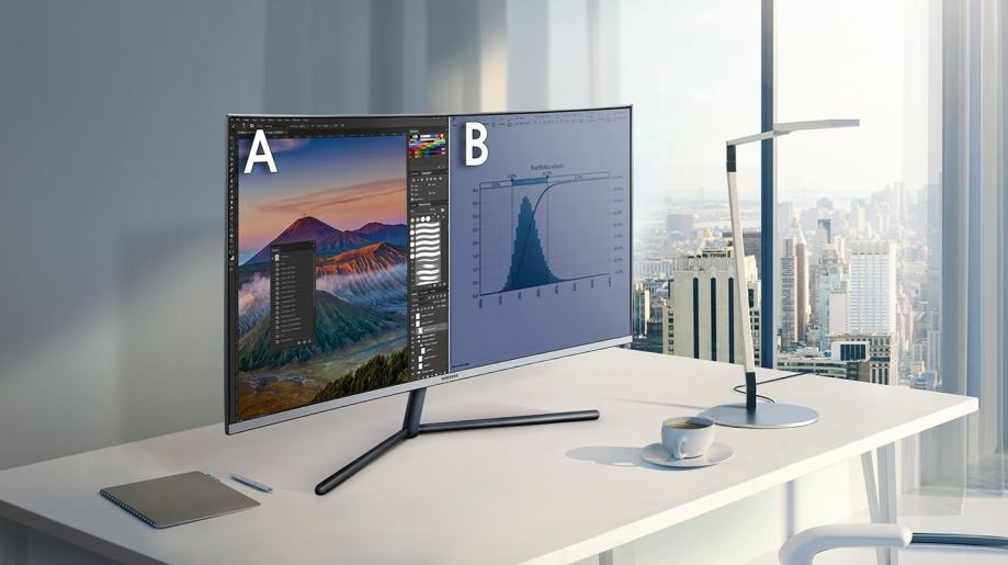 Samsung monitor S34J550WQR, 86,36 cm (34,0) Ultra Wide WQHD